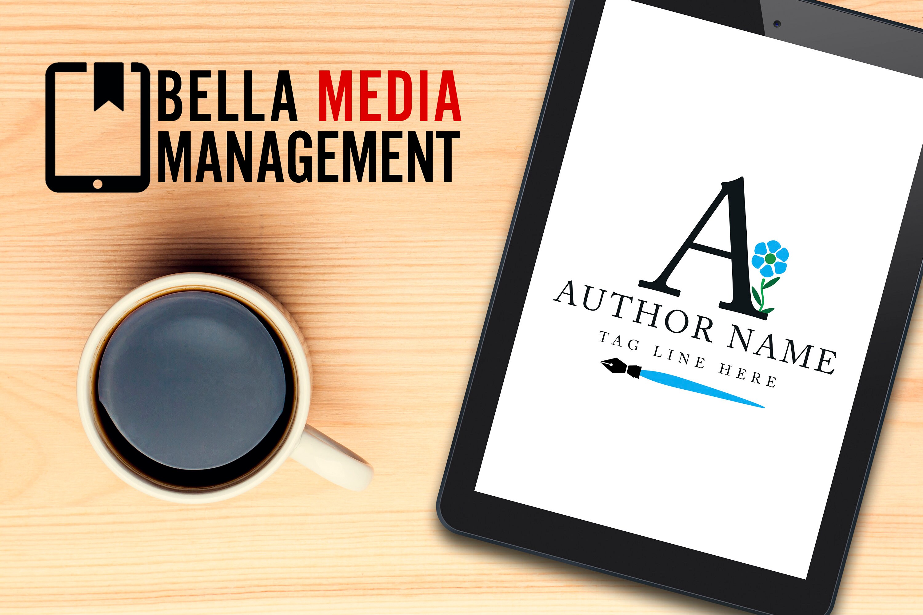 Premade Logo Design - Author Logo - Writer Logo - Typewriter Logo - for ...