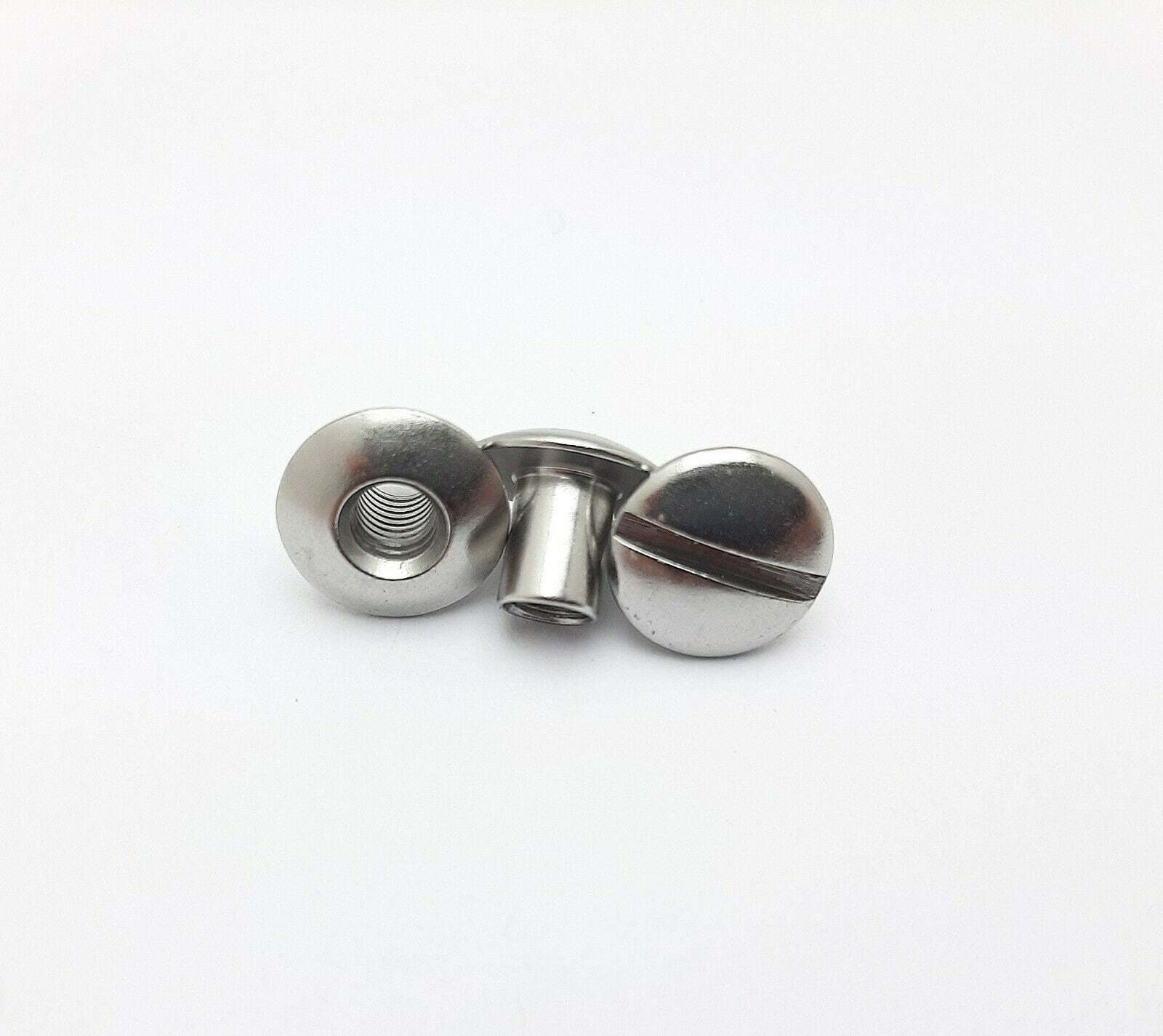 Silver Chicago Screws. Pass Through Posts. Binding Screw Posts. 6mm - Etsy