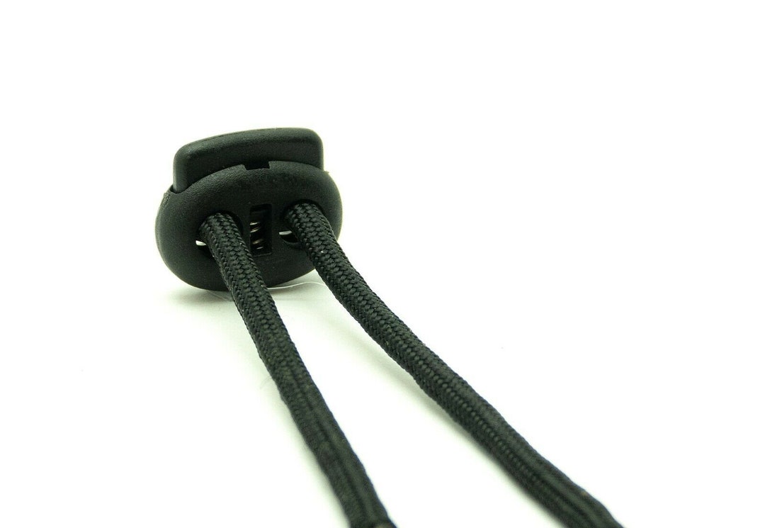Cord Lock Toggle Stopper -flat 2 Hole Cord Locks. Spring Loaded Cord ...