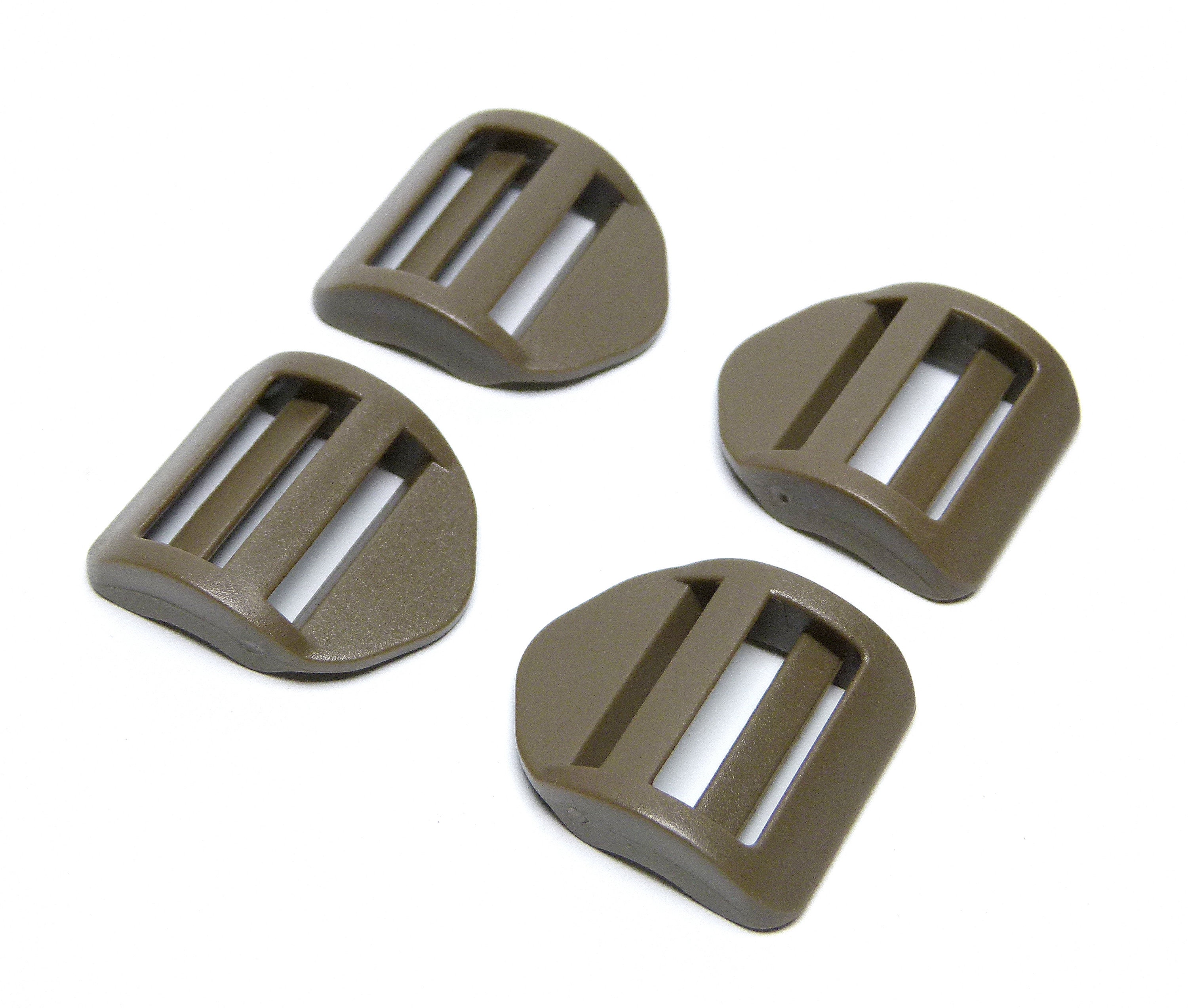 25mm Tactical Army Green Ladder Lock Webbing Strapping Adjuster Tension ...