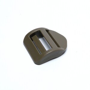 25mm Tactical Army Green Ladder Lock Webbing Strapping Adjuster Tension ...