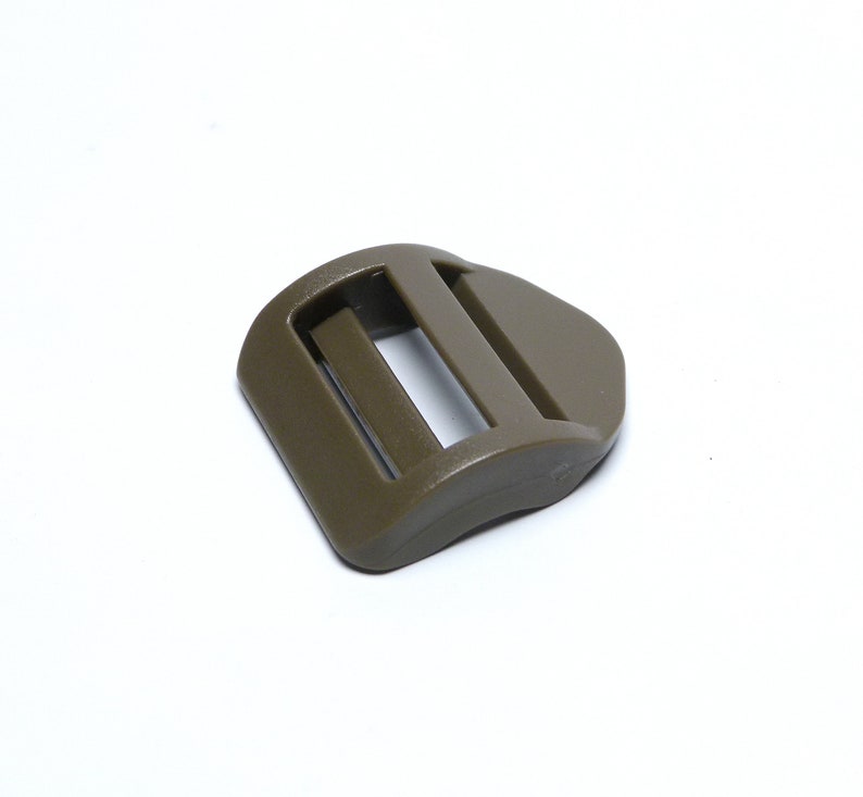 25mm Tactical Army Green Ladder Lock Webbing Strapping Adjuster Tension ...