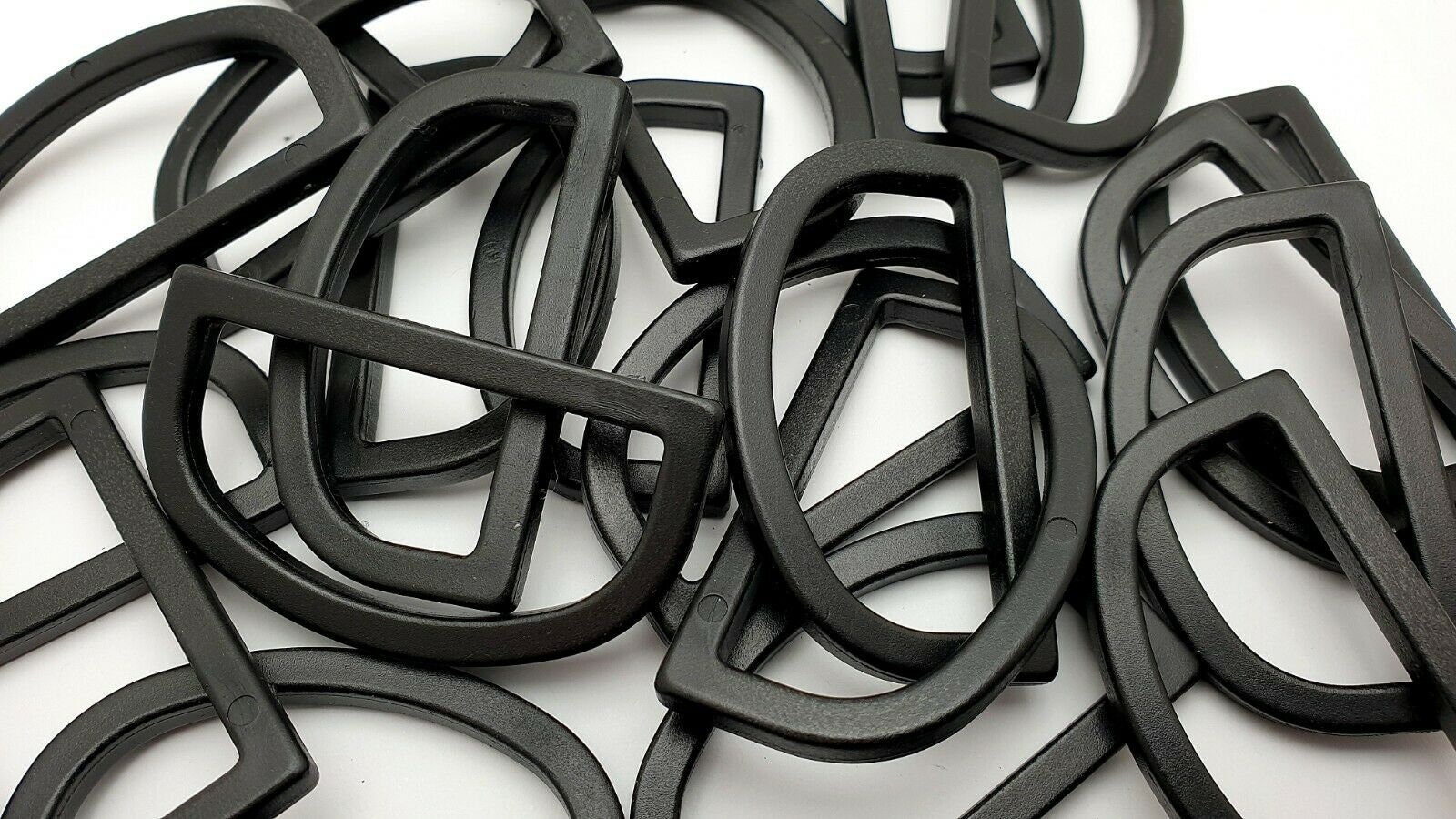 50mm Plastic D Ring D Rings Webbing Strapping Ring. Black D Rings - Etsy