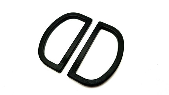 50mm Plastic D Ring D Rings Webbing Strapping Ring. Black D | Etsy