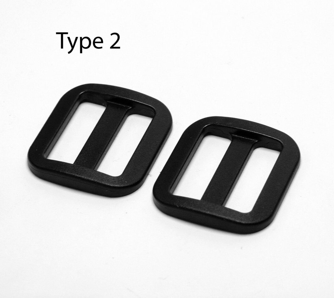25mm Triglides Webbing Strap Adjuster Tensioner Slider. HEAVY DUTY ...
