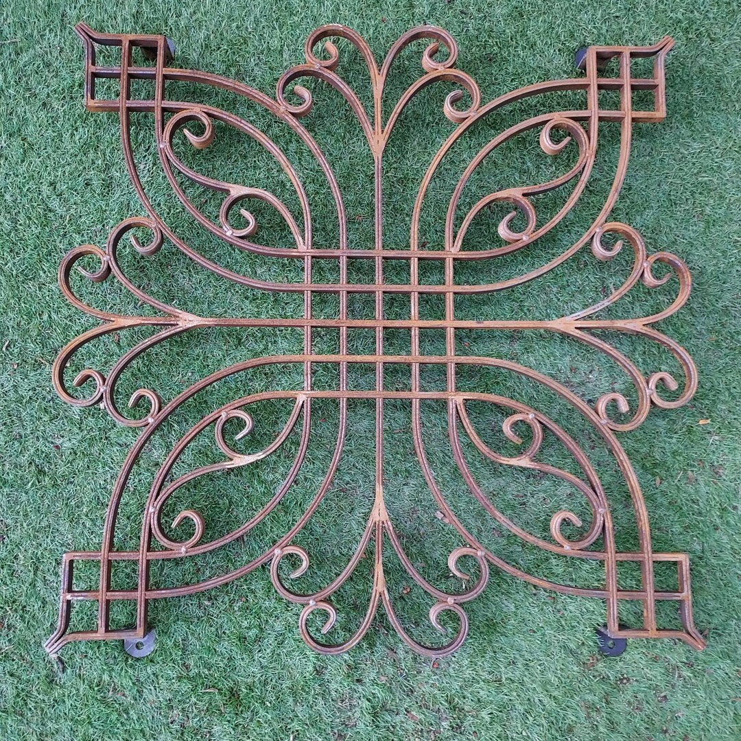 Garden trellis, wall mounted Garden trellis, metal trellis, metal ...