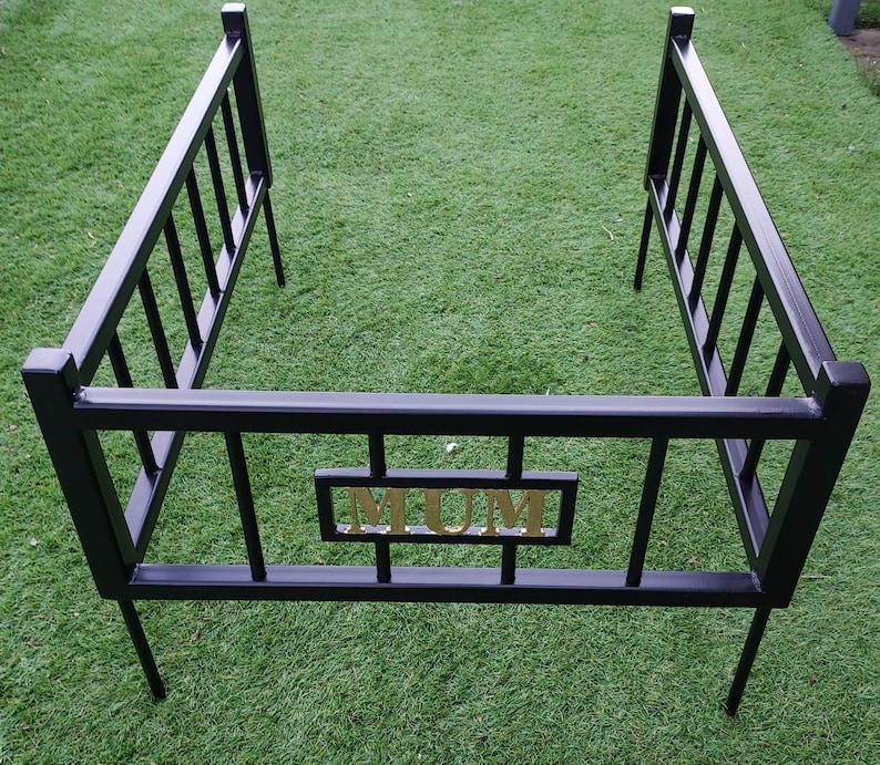 Grave Surround Memorial Fence Bespoke Memorial Fence - Etsy