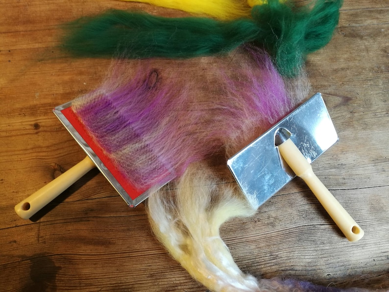 Hand Carders Hand Carder Wool Comb Carding Combs Fleece Carder Handheld ...