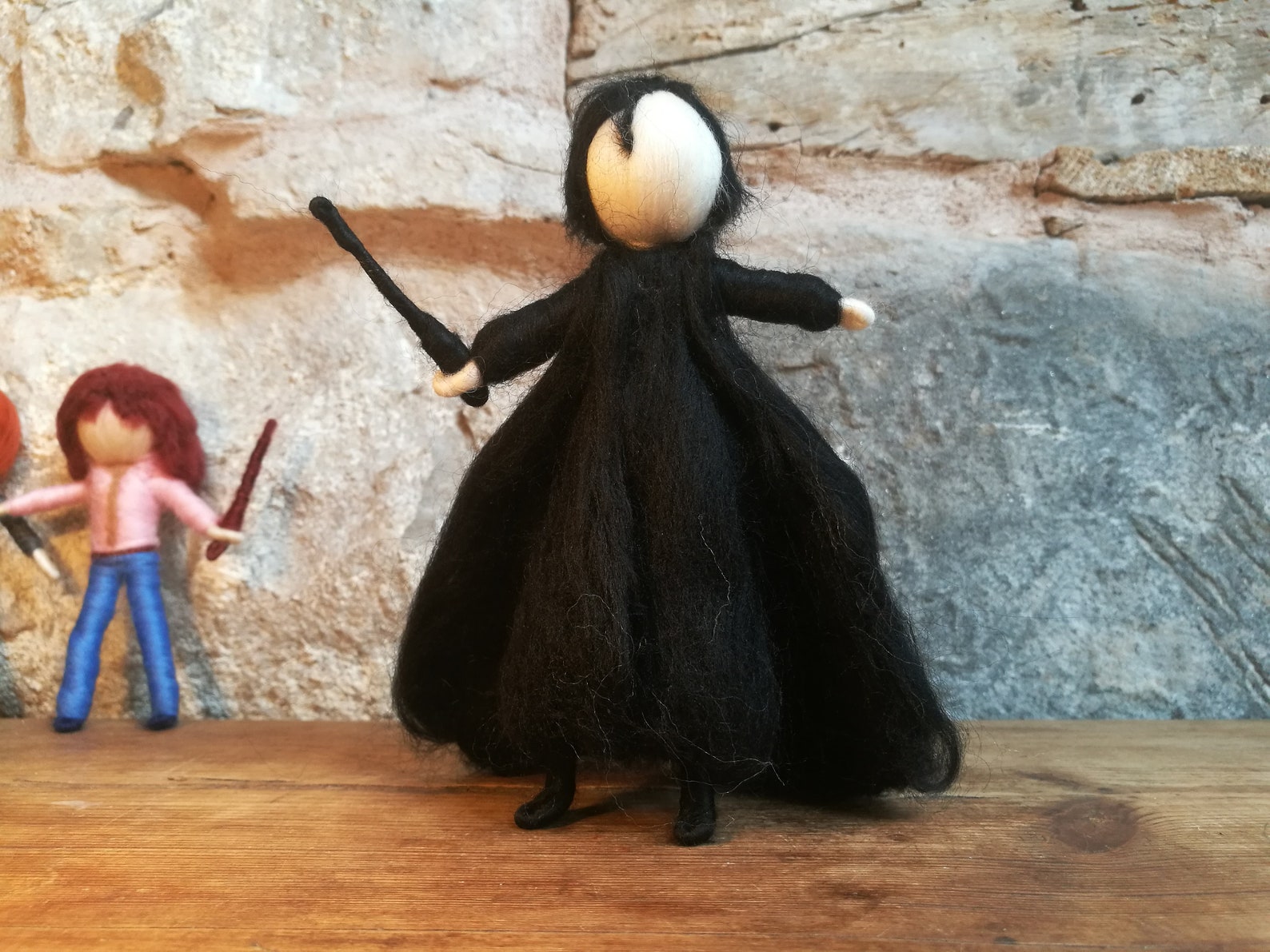 Snape Doll Felted Hogwarts Potter Toy Needle Felted Snape - Etsy UK