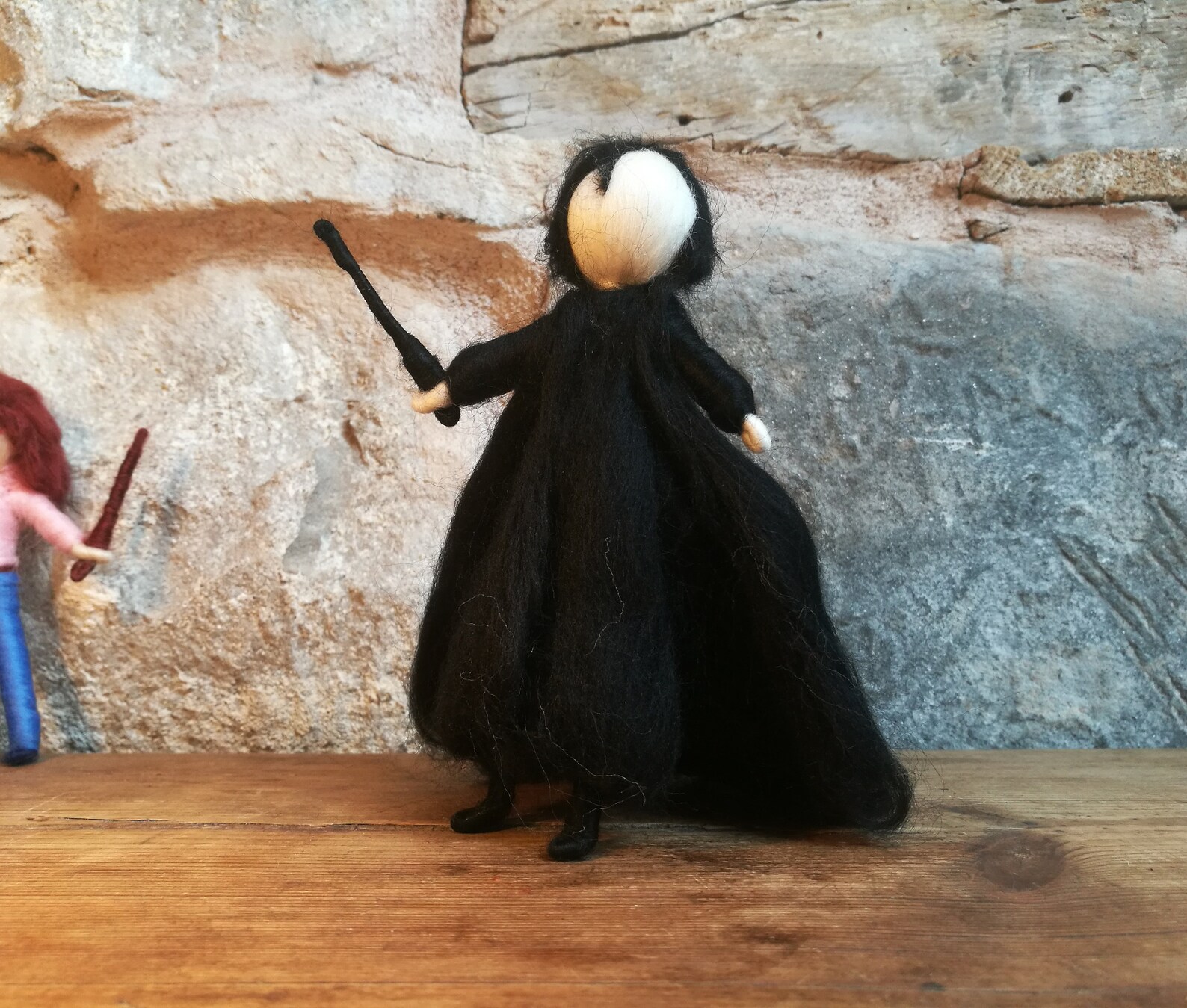 Snape Doll Felted Hogwarts Potter Toy Needle Felted Snape - Etsy UK