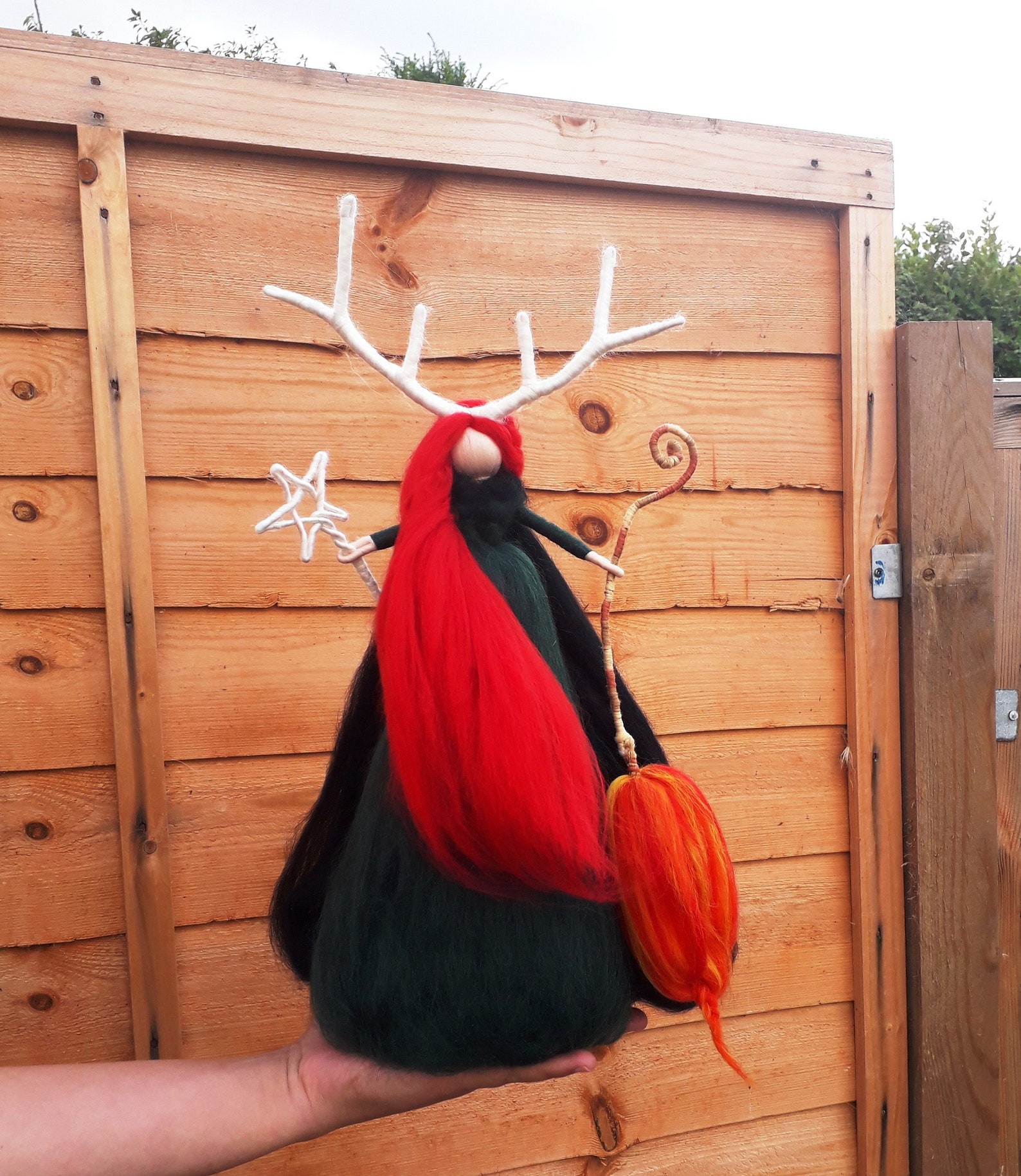 Elven Tree Topper Wiccan Tree Topper Pentacle Tree Topper | Etsy