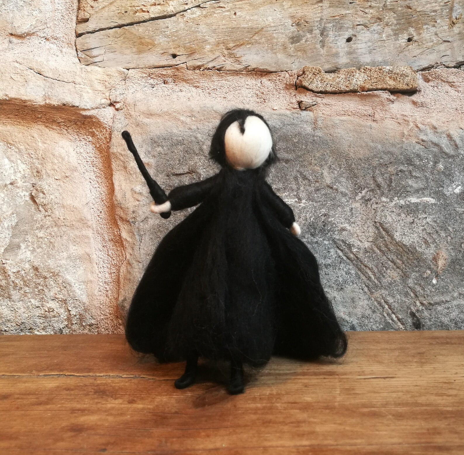 Snape Doll Felted Hogwarts Potter Toy Needle Felted Snape - Etsy UK