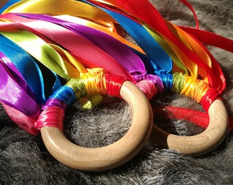 Wooden Ribbon Toy - Etsy