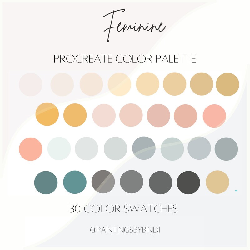 Boho Color Palette - Etsy