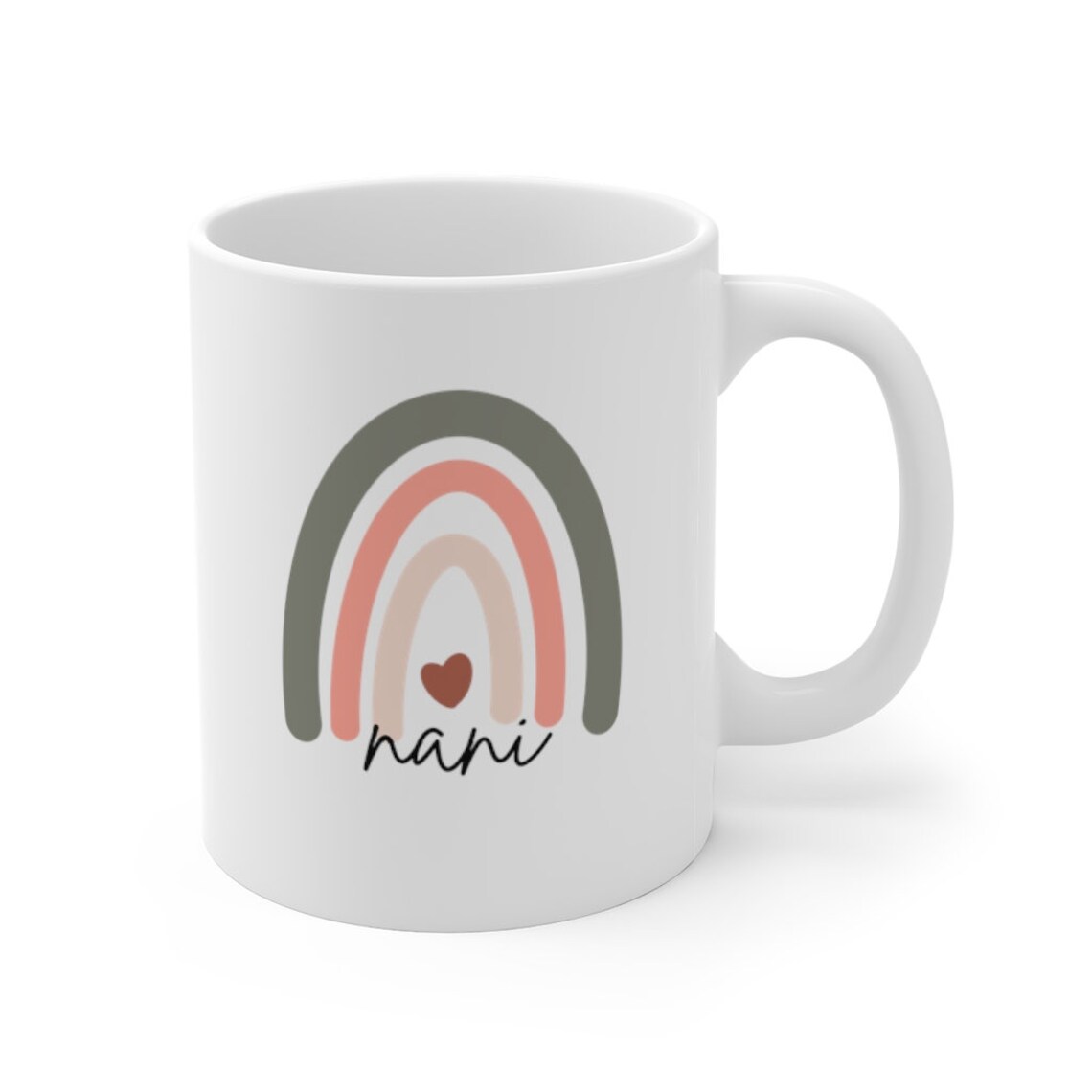Boho Rainbow Mug for Nani Indian Grandma Mug 11 Oz Coffee - Etsy