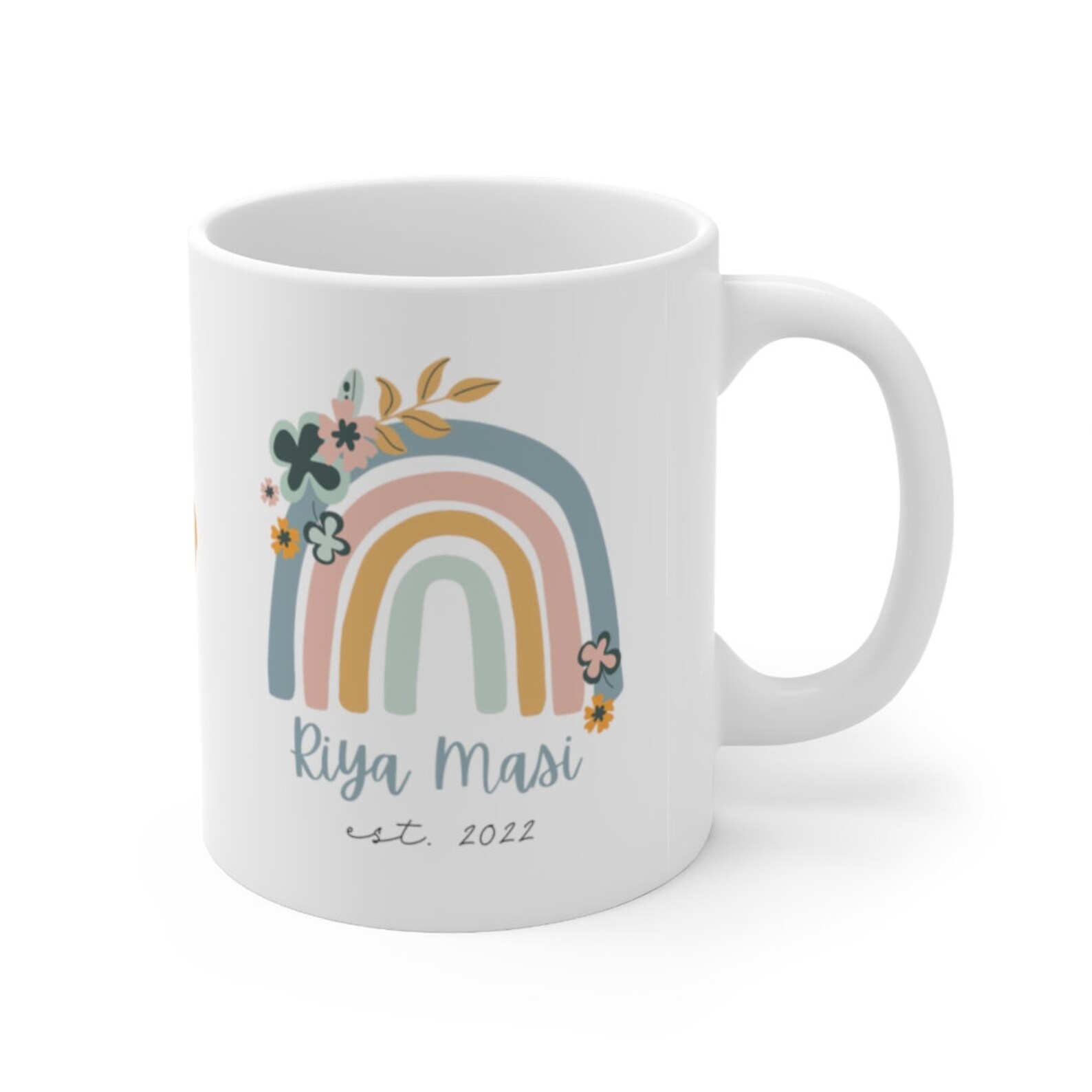Custom Masi Pregnancy Announcement Mug | Mugs With EST and Year ...
