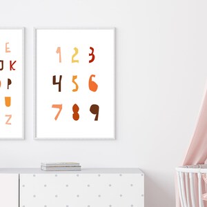 Boho Kids Alphabet and Numbers Set of 2 Instant Download - Kids ...