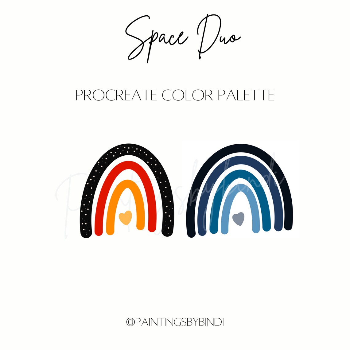 Space Procreate Color Palette Bundle 60 Color Swatches - Etsy