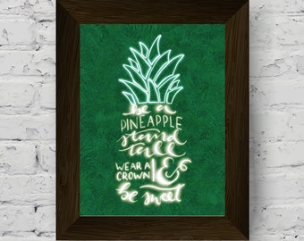 Be A Pineapple Download - Etsy