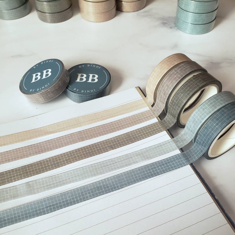 Washi Tape Thin Neutral - Etsy