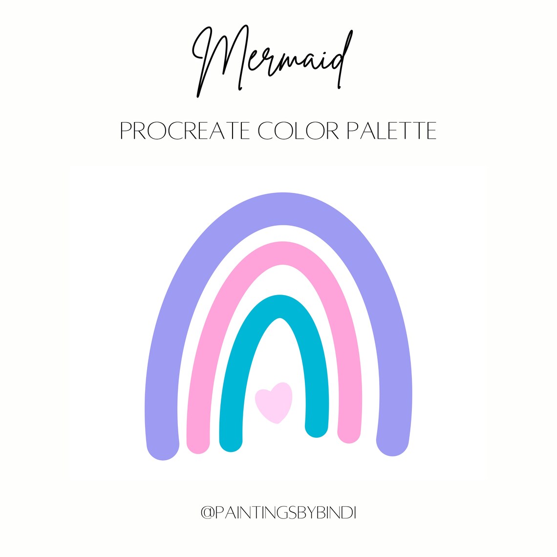 Mermaid Procreate Color Palette 30 Color Swatches Ipad | Etsy
