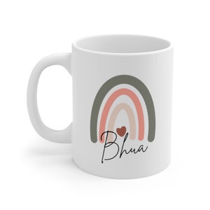 Boho Rainbow Mug for Bhua | Indian Aunt Mug | 11 Oz Coffee Mug ...