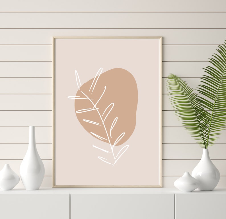 Boho Botanical Set of 3 Instant Download Minimalist | Etsy