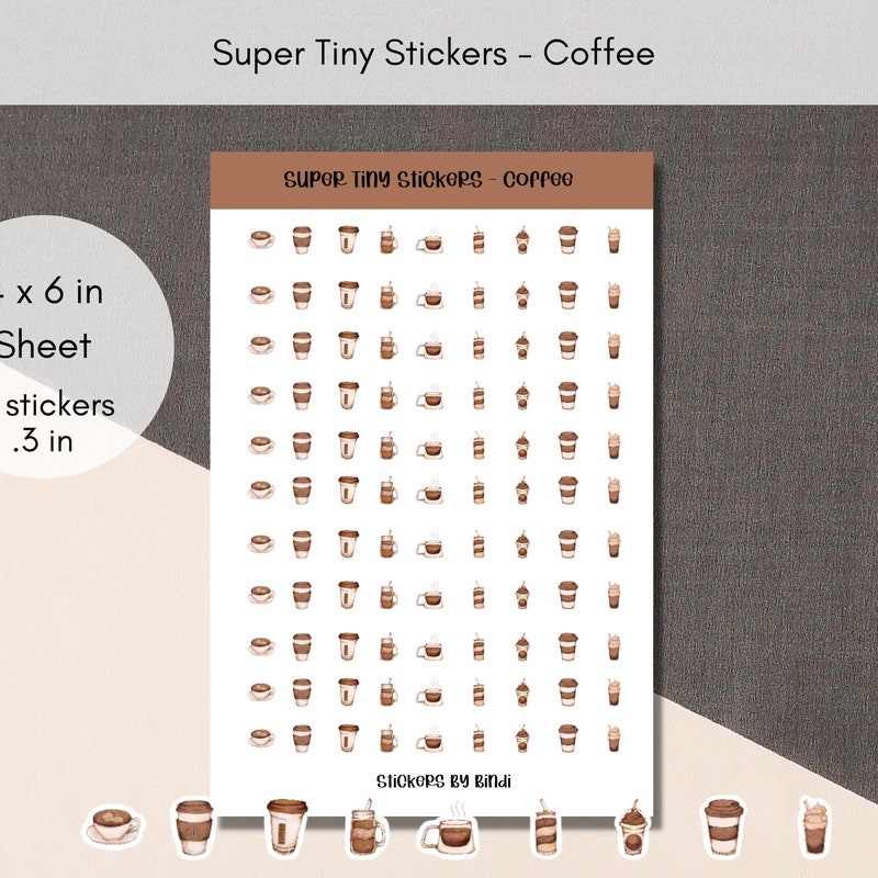 Coffee Planner Stickers - Etsy