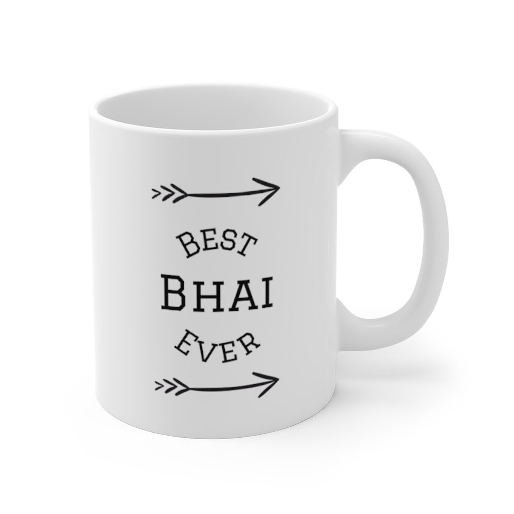 Best Bhai Ever Coffee Mug | Gujarati Family Mugs | Gifts for Brother ...