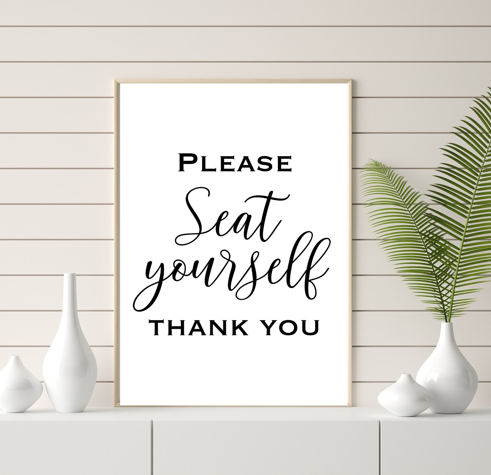 Please Seat Yourself Quote Instant Download Printable Art | Etsy