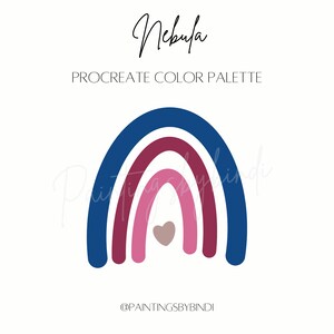 Nebula Procreate Color Palette | 30 Color Swatches | iPad Illustration ...