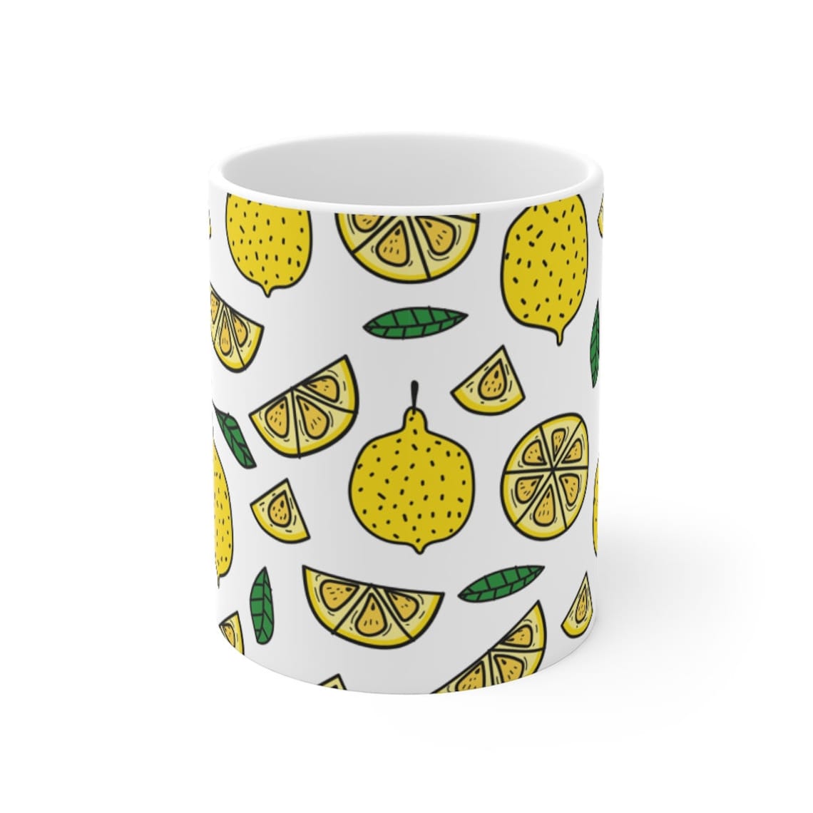 Lemons Coffee Mug 11 Oz Coffee Mug Summer Mugs Lemon | Etsy