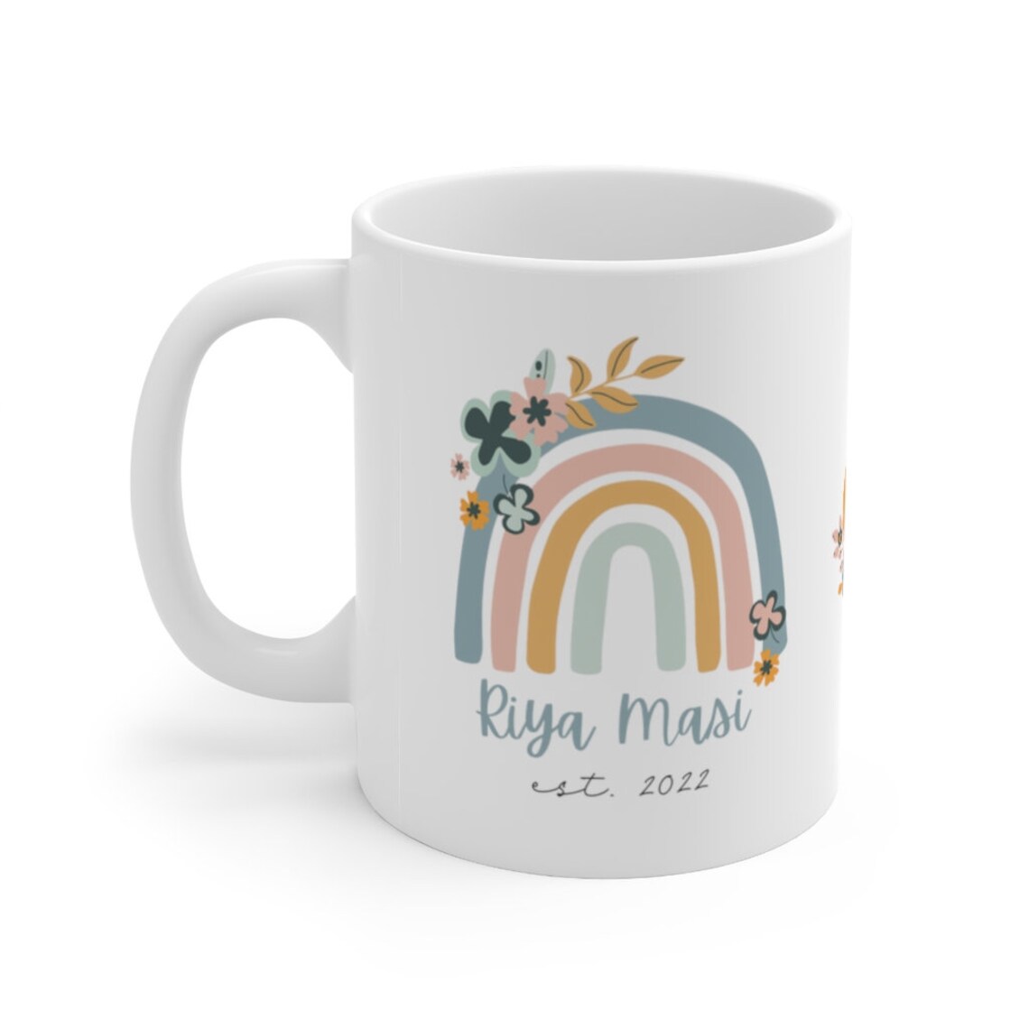 Custom Masi Pregnancy Announcement Mug | Mugs With EST and Year ...