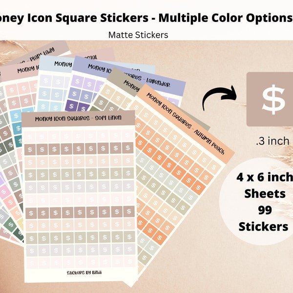 Money Planner Stickers - Etsy