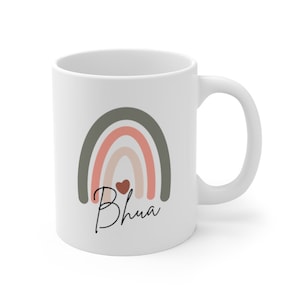 Boho Rainbow Mug for Bhua | Indian Aunt Mug | 11 Oz Coffee Mug ...