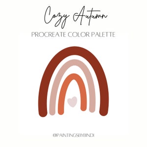 Cozy Autumn Procreate Color Palette | 30 Color Swatches | iPad ...