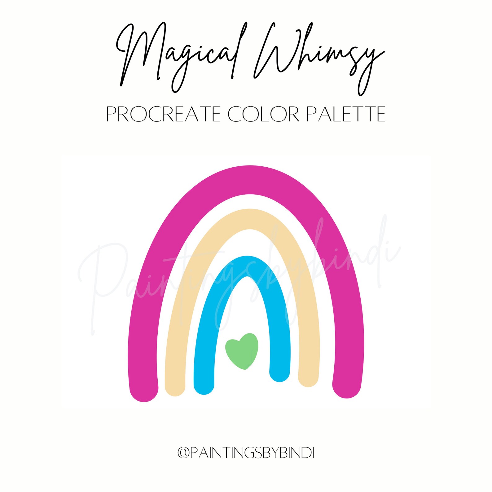Magical Whimsy Procreate Color Palette 30 color swatches | Etsy
