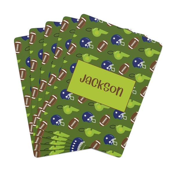 Football Playing Cards - Etsy