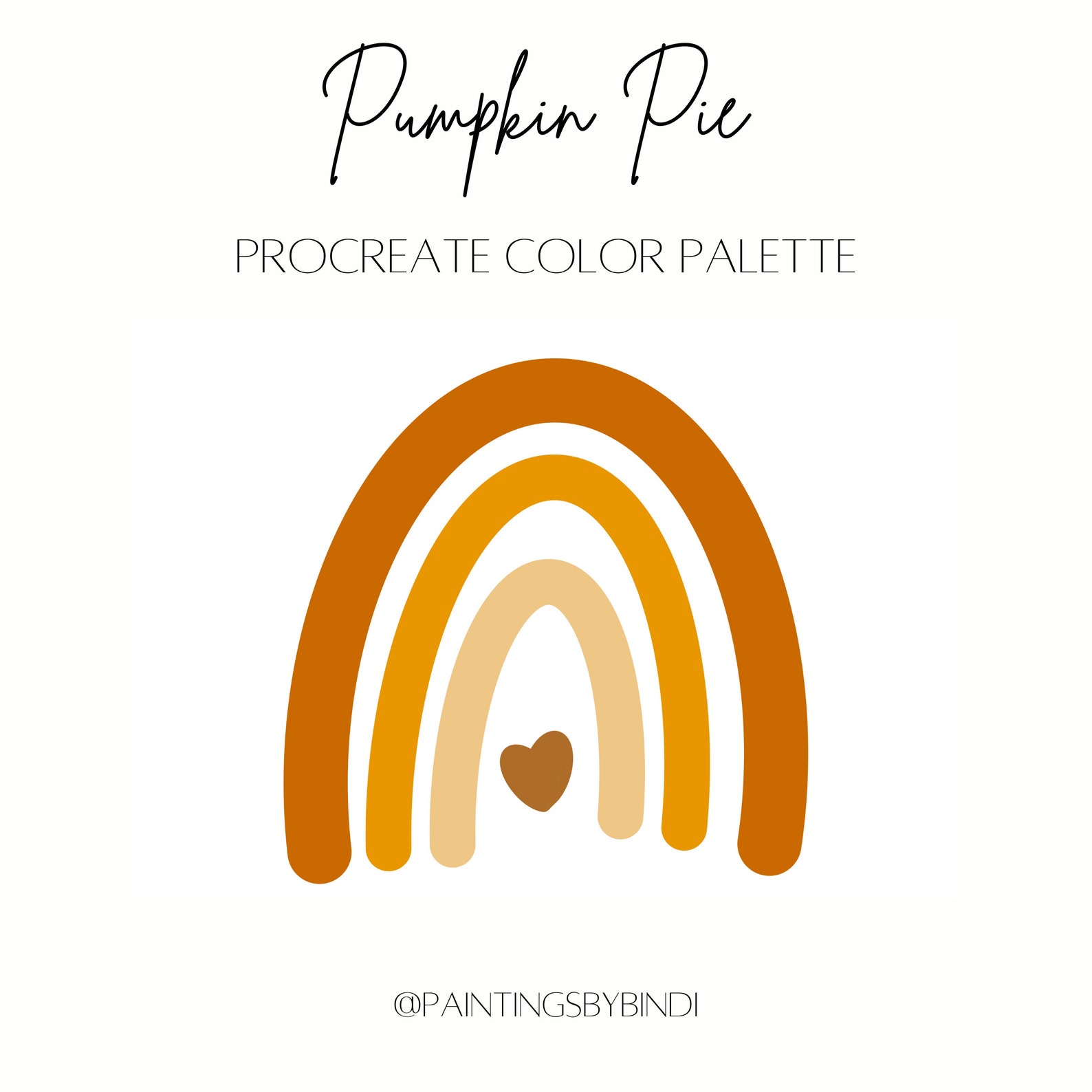 Pumpkin Pie Procreate Color Palette 30 Color Swatches Ipad - Etsy