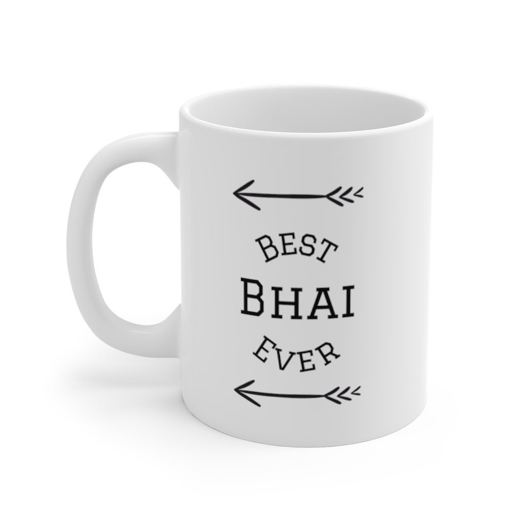 Best Bhai Ever Coffee Mug | Gujarati Family Mugs | Gifts for Brother ...