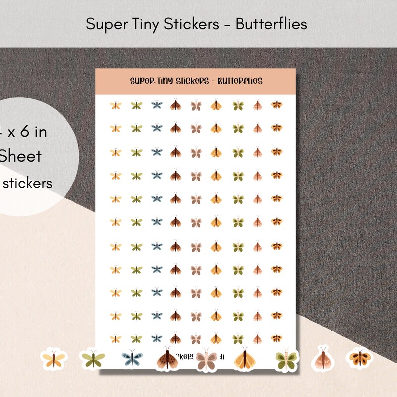 Butterfly Stickers - Etsy