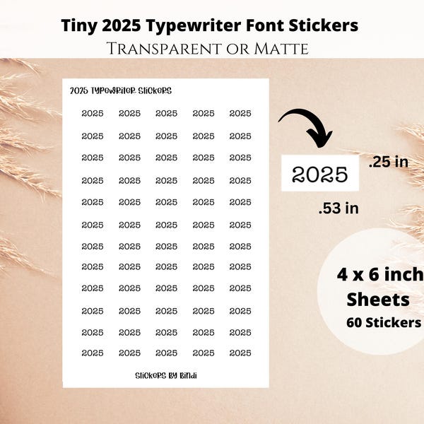 2025stickers - Etsy