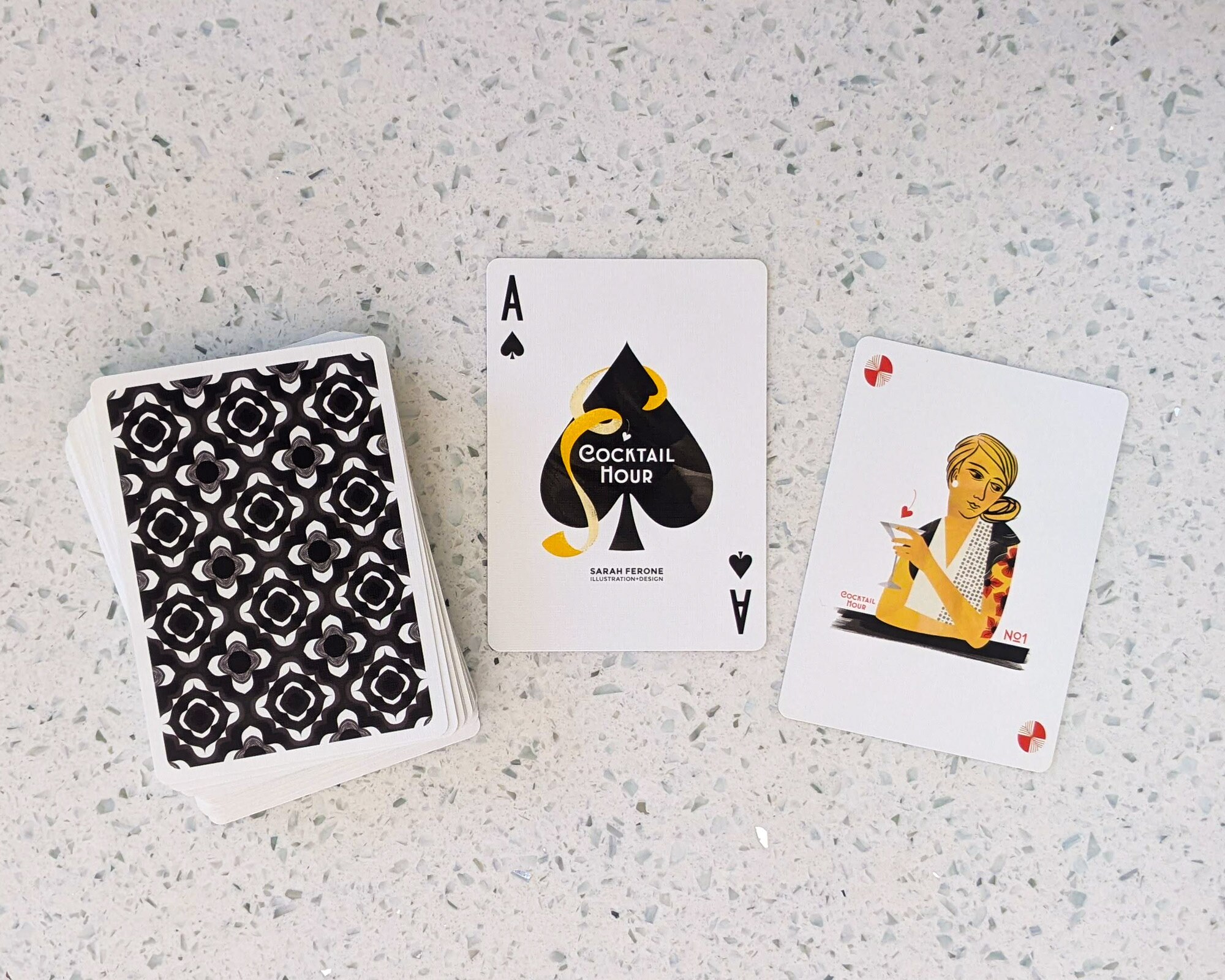 Cocktail Hour Playing Cards 52 Card Deck A Stylish Gift for Game Night ...