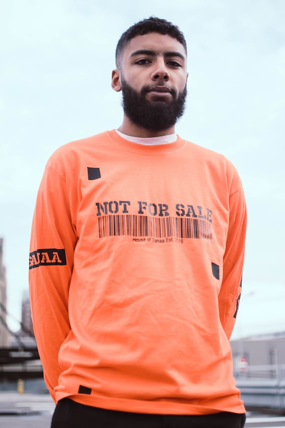 NOT FOR SALE Longsleeve shirt. Prison inspired orange | Etsy