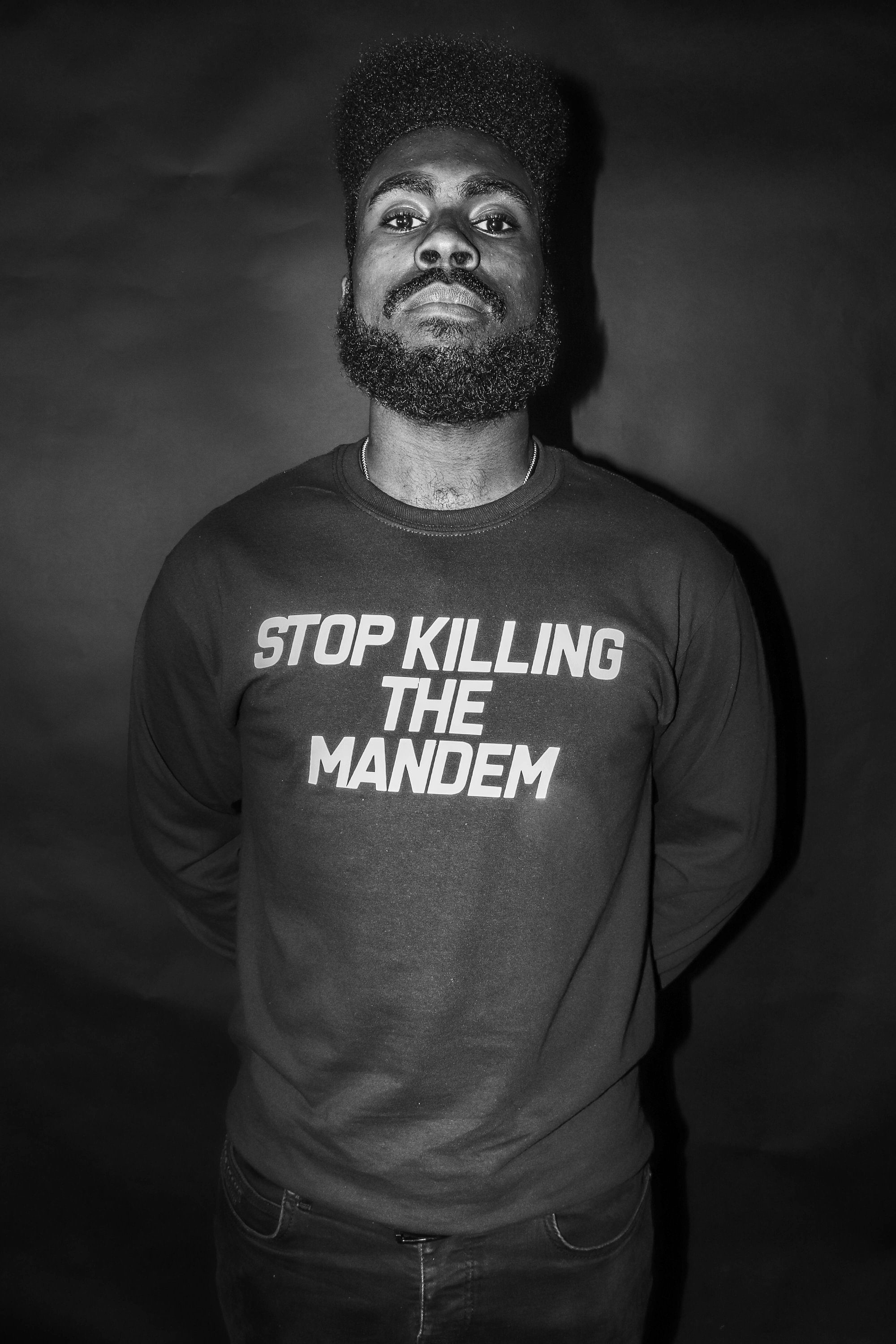 Stop K... the Mandem . Black Shirt, Short Sleeve Shirt, Longsleeve ...