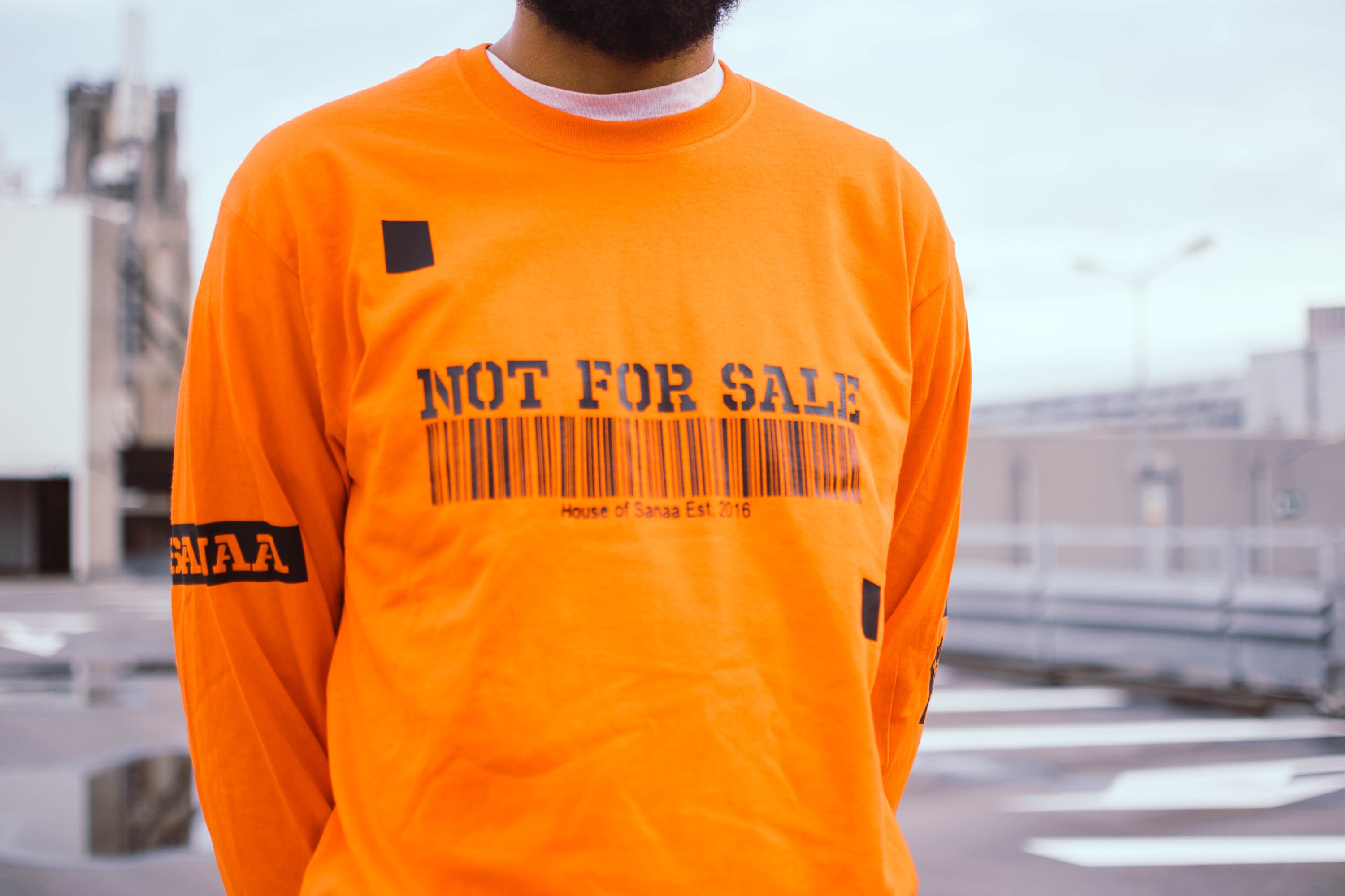 NOT FOR SALE (longsleeve Shirt). Prison Inspired, Orange Shirt, Culture ...