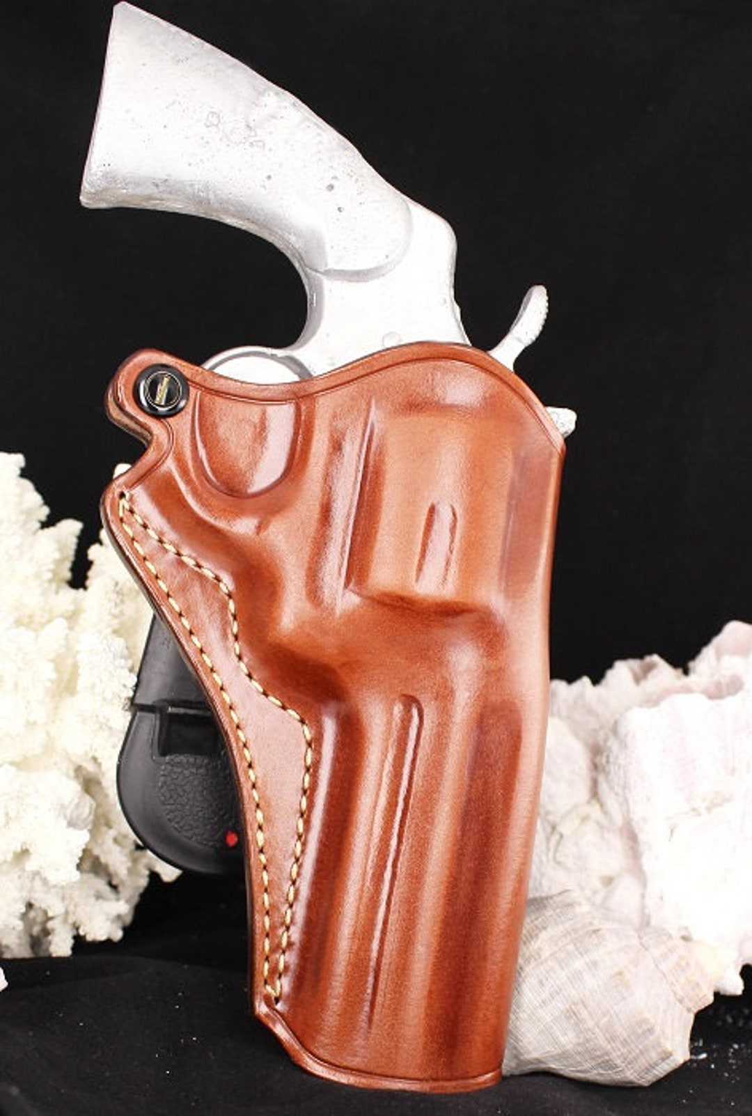 Colt Python 357 Revolver 4.25 Barrel Custom Holster - Etsy