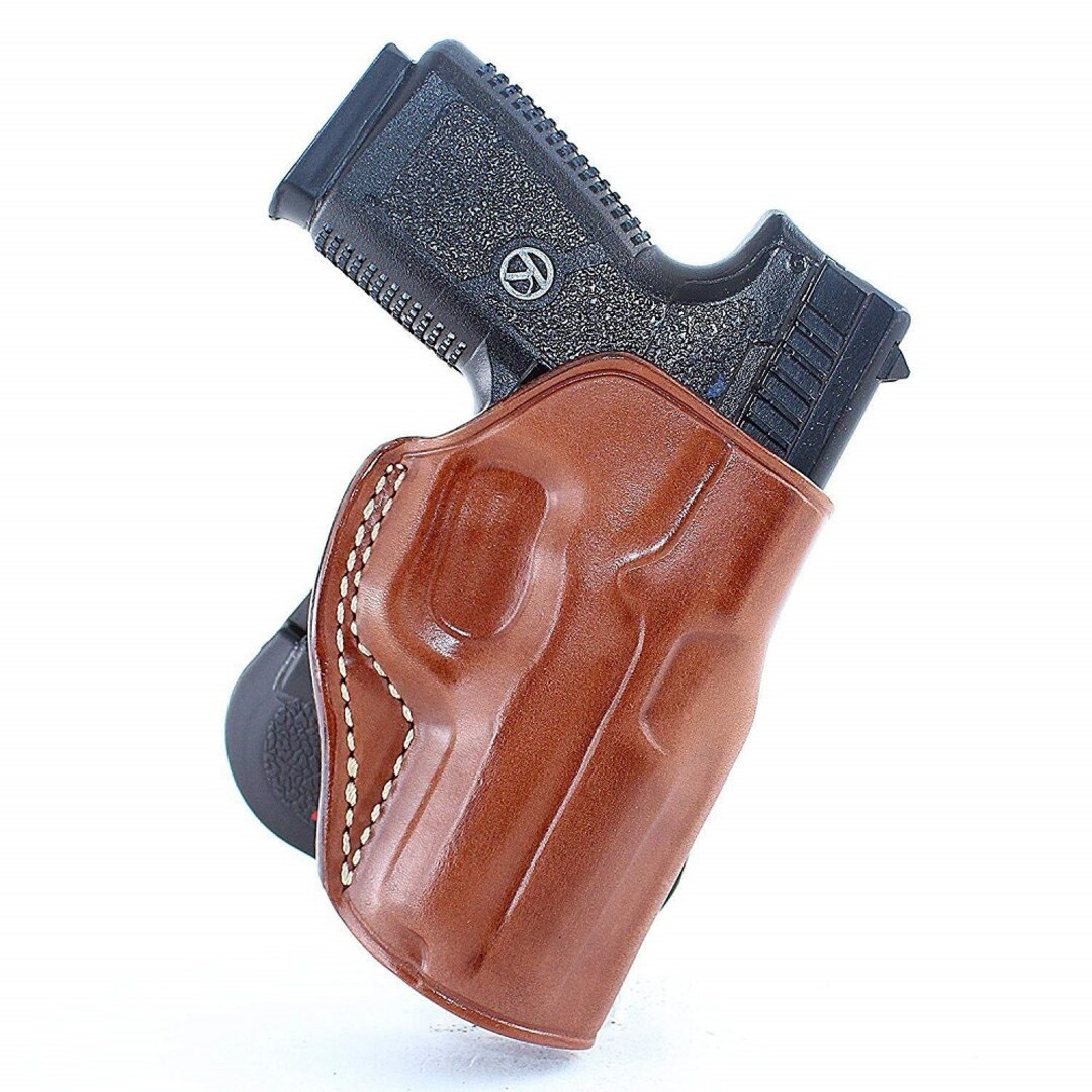 Kahr CT380 380 ACP 3'' Barrel, Custom Holster, Hand Crafted, Hand Made, Right Hand Draw, Brown ...