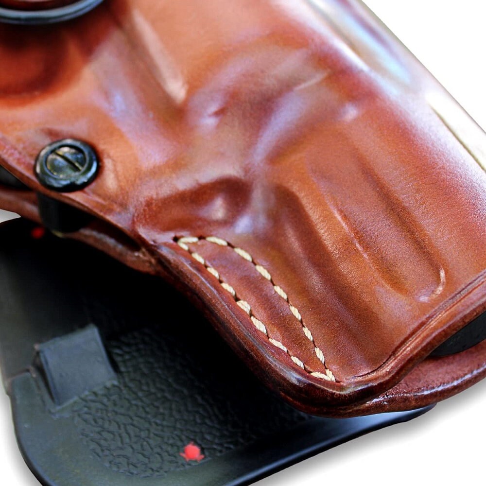 Leather Paddle Revolver Holster Colt Single Action Army 45 Colt 3-3/4 ...