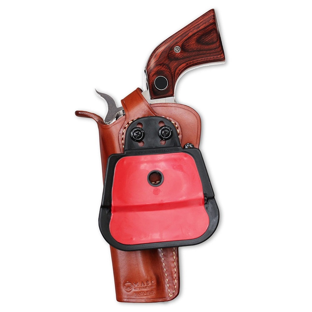 Leather Paddle Revolver Holster Ruger Vaquero 45 Colt - Etsy